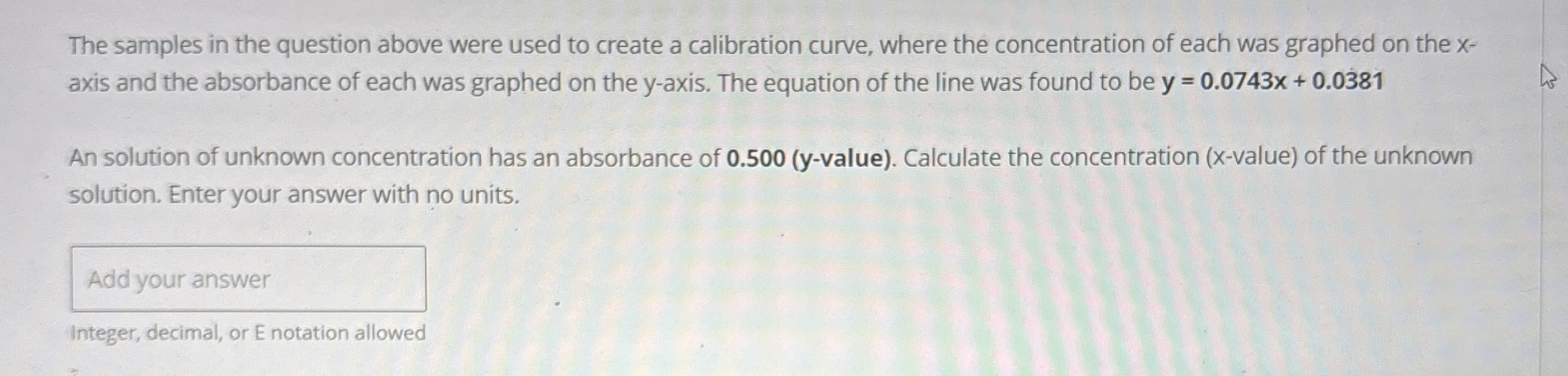 Solved The samples in the question above were used to create | Chegg.com