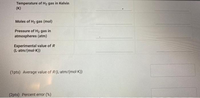 Solved Calculations for experimentally determining R Trial 1 | Chegg.com