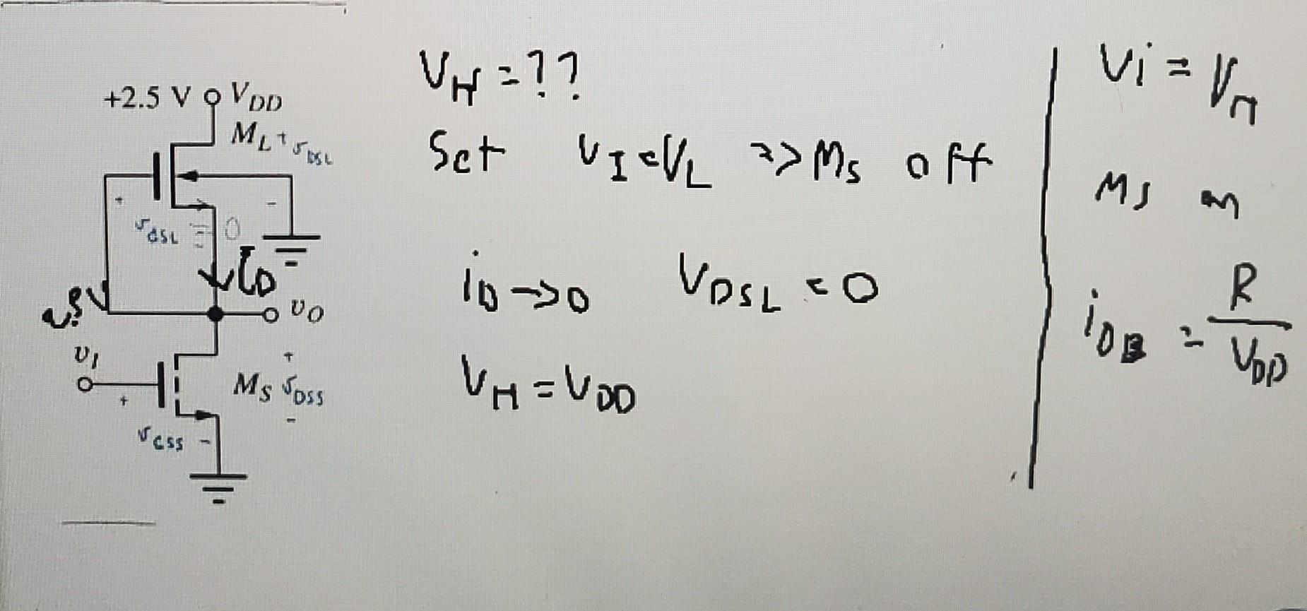 Solved 1(35 p) Design an NMOS inverter with a depletion mode | Chegg.com Solved 1(35 p) Design an NMOS inverter with a depletion mode | Chegg.com
