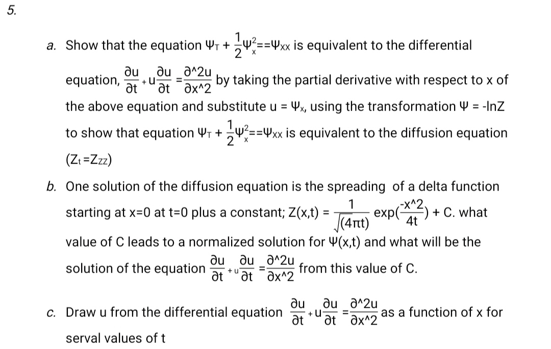 Solved 5(c) ﻿please do only part(c) )(draw the region u, | Chegg.com