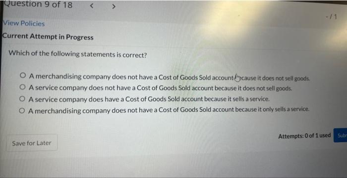 Solved Which of the following statements is correct? | Chegg.com