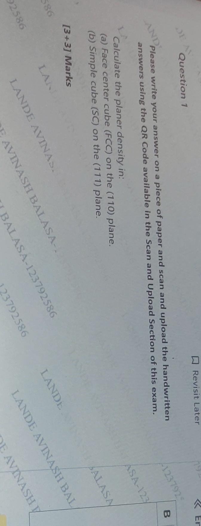 Solved Please write your answer on a piece of paper and scan | Chegg.com