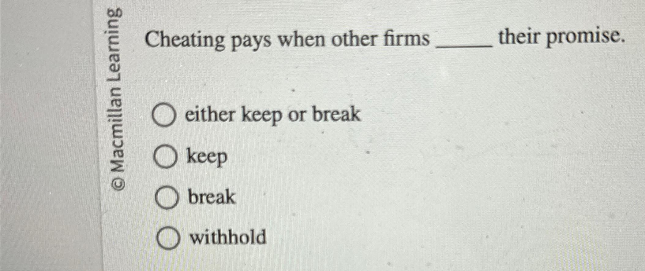 Solved Cheating pays when other firms q, ﻿their | Chegg.com