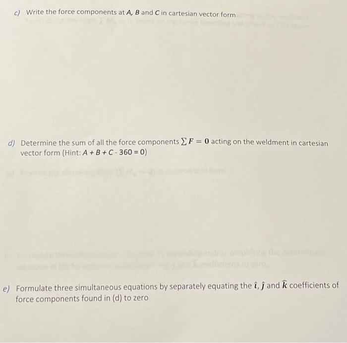 Solved Three rods are welded together to form a "corner" | Chegg.com