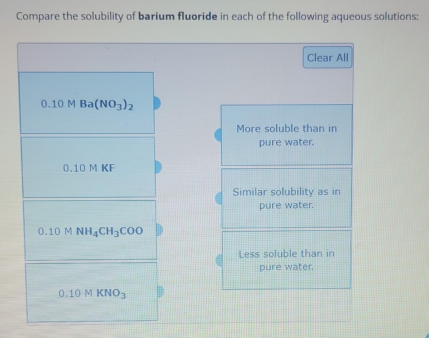 Solved Compare the solubility of iron(II) carbonate in each | Chegg.com