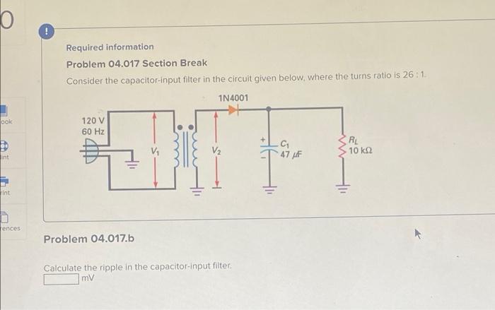 Solved O ook int rint rences ! Required information Problem | Chegg.com