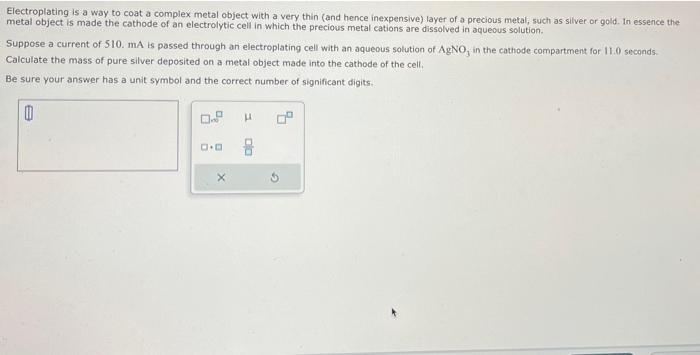 Electroplating Is A Way To Coat A Complex Metal