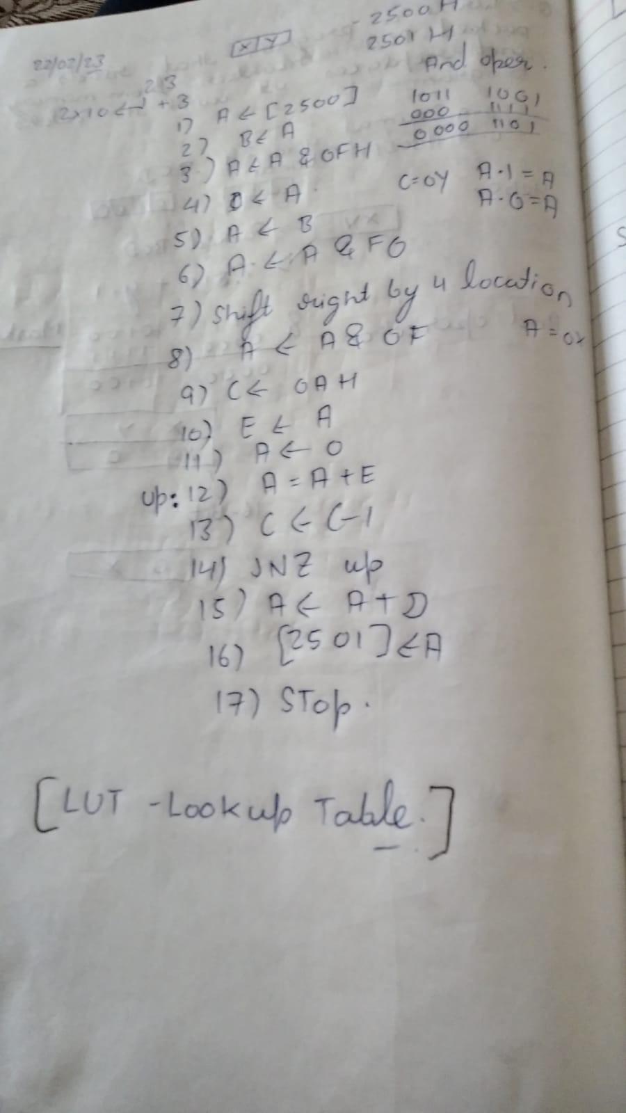 Solved 1) A∈[2500] (4) D⩽AC=0yA⋅1=AA⋅O=A 6) A. ∠AQFO 7) | Chegg.com
