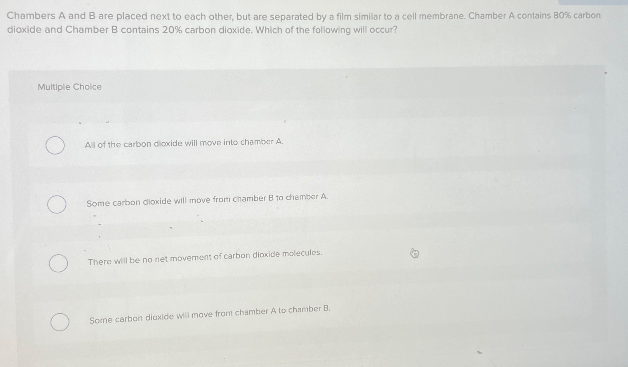 Solved Chambers A and B ﻿are placed next to each other, but | Chegg.com