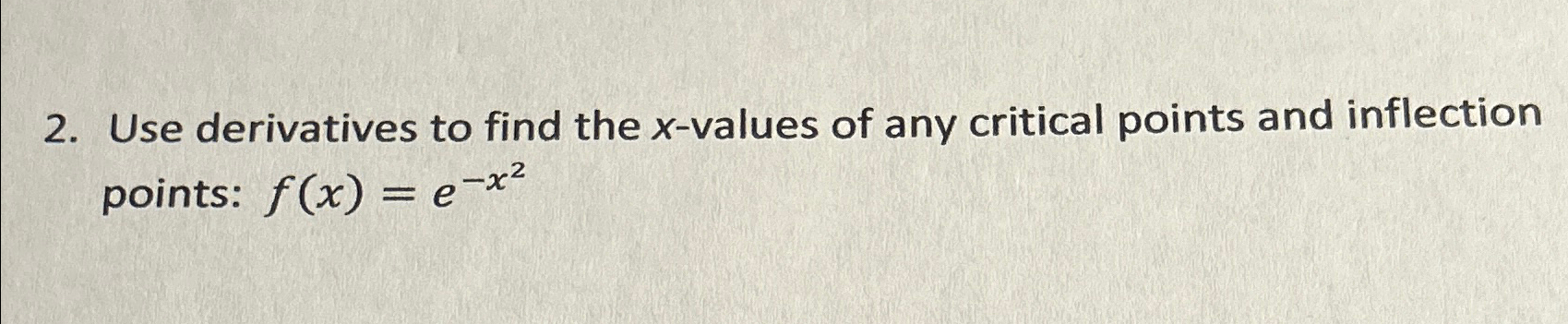 Solved Use derivatives to find the x-values of any critical | Chegg.com
