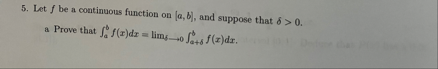 Solved Let f ﻿be a continuous function on a,b, ﻿and suppose | Chegg.com