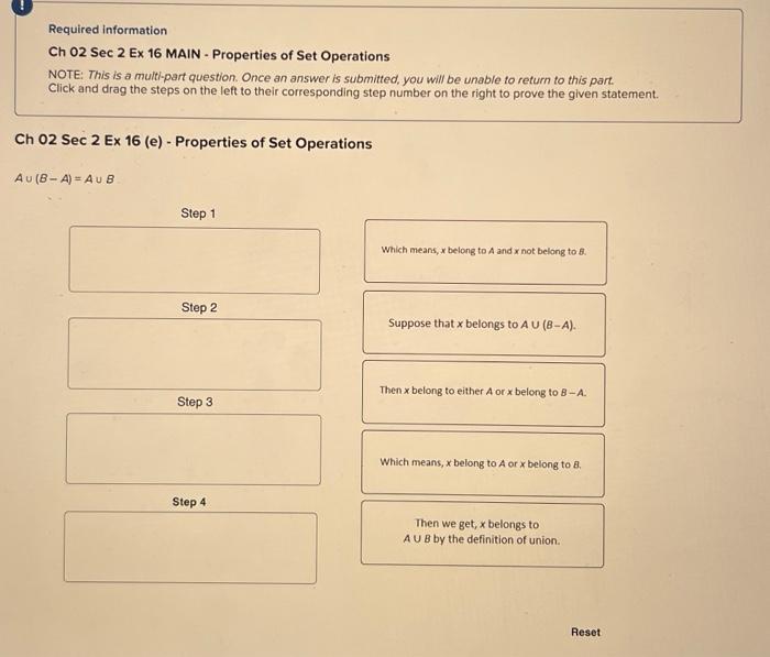 Solved Required information Ch 02 Sec 2 Ex 16 MAIN - | Chegg.com
