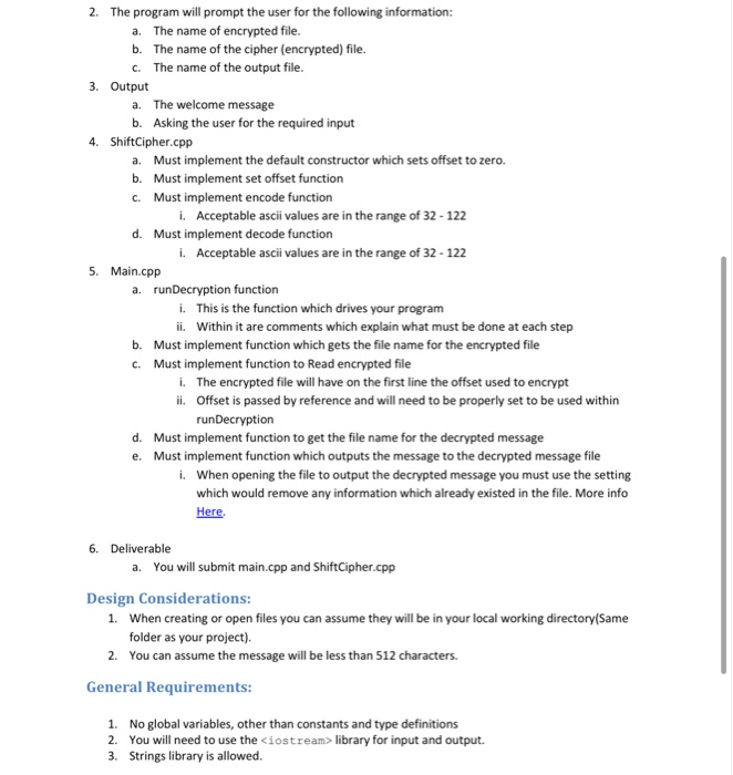 Solved Programming Assignment #6 Help Me Find The Secret | Chegg.com