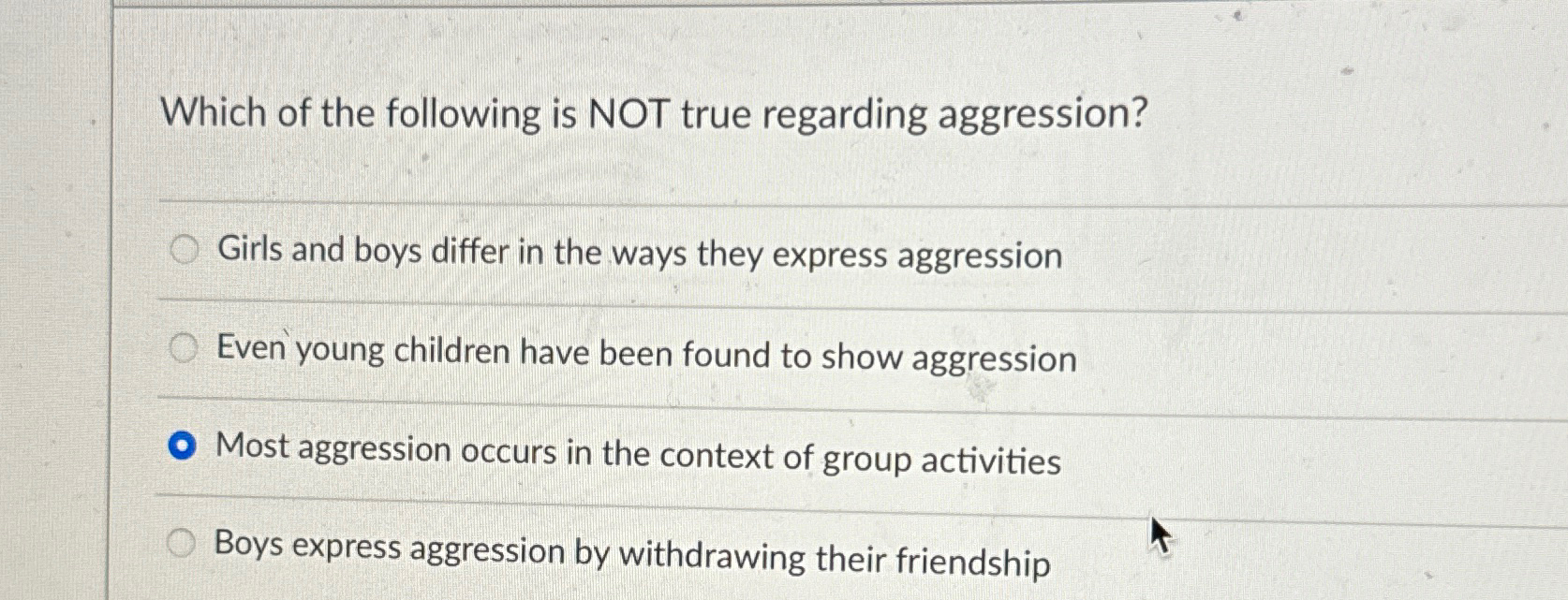 Solved Which of the following is NOT true regarding | Chegg.com