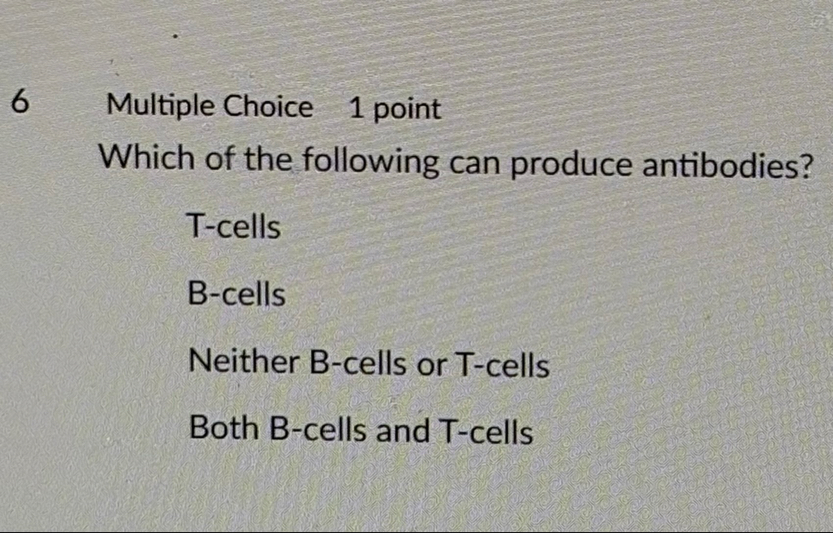 Solved 6 ﻿Multiple Choice 1 ﻿pointWhich of the following can | Chegg.com