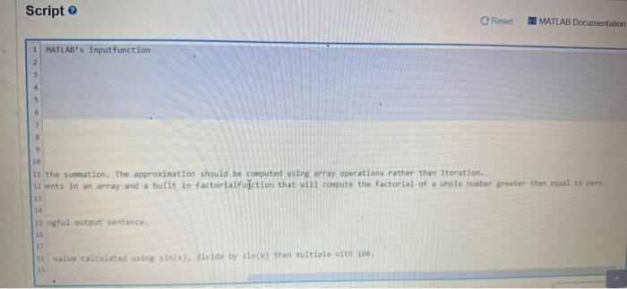 Solved Wite a MATLAB program that will compute an | Chegg.com