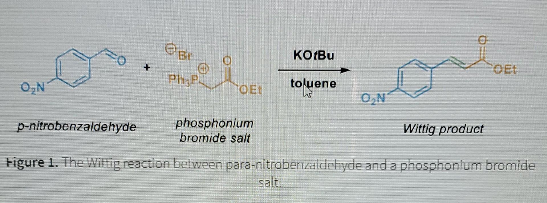 Solved p-nitrobenzaldehyde phosphonium Wittig product | Chegg.com