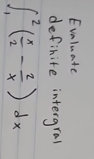 Solved Evaluate definite intergral∫12(x2-2x)dx | Chegg.com