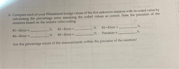 Solved Non pe LABORATORY 29 Wheatstone Bridge LABORATORY | Chegg.com