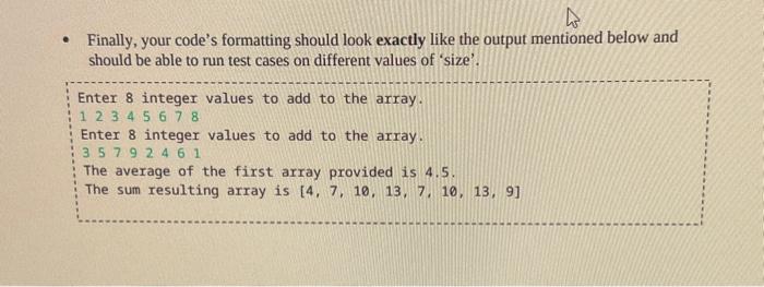 Solved 1. Write a method that retums an int array using | Chegg.com