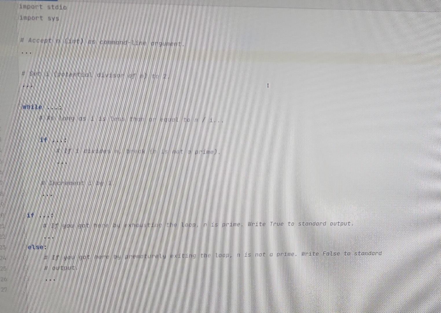 Solved port stdio Import Sys Accept Command-ne argumene du | Chegg.com