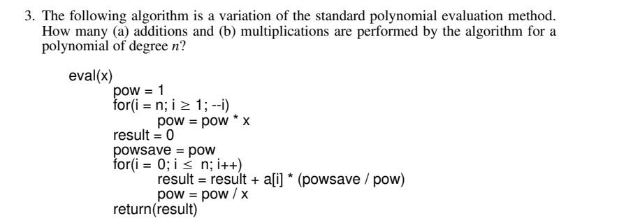 Solved 4. You are to use the algorithm for Winograd's Method | Chegg.com
