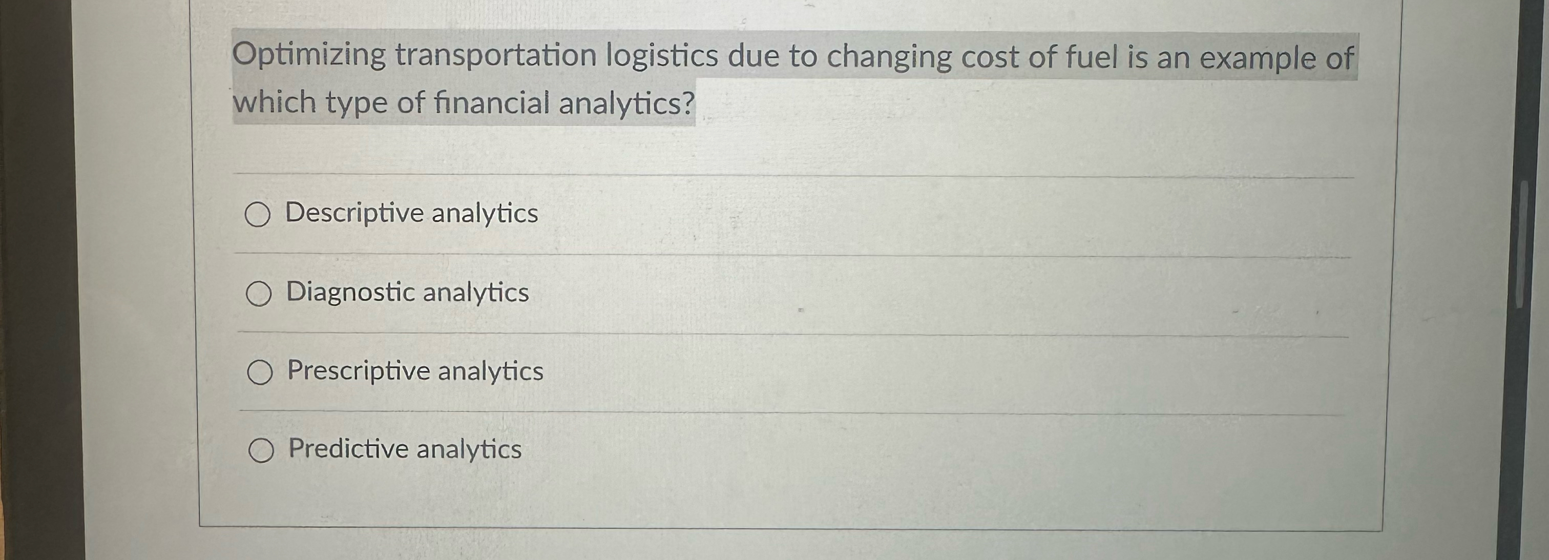 Solved Optimizing transportation logistics due to changing | Chegg.com