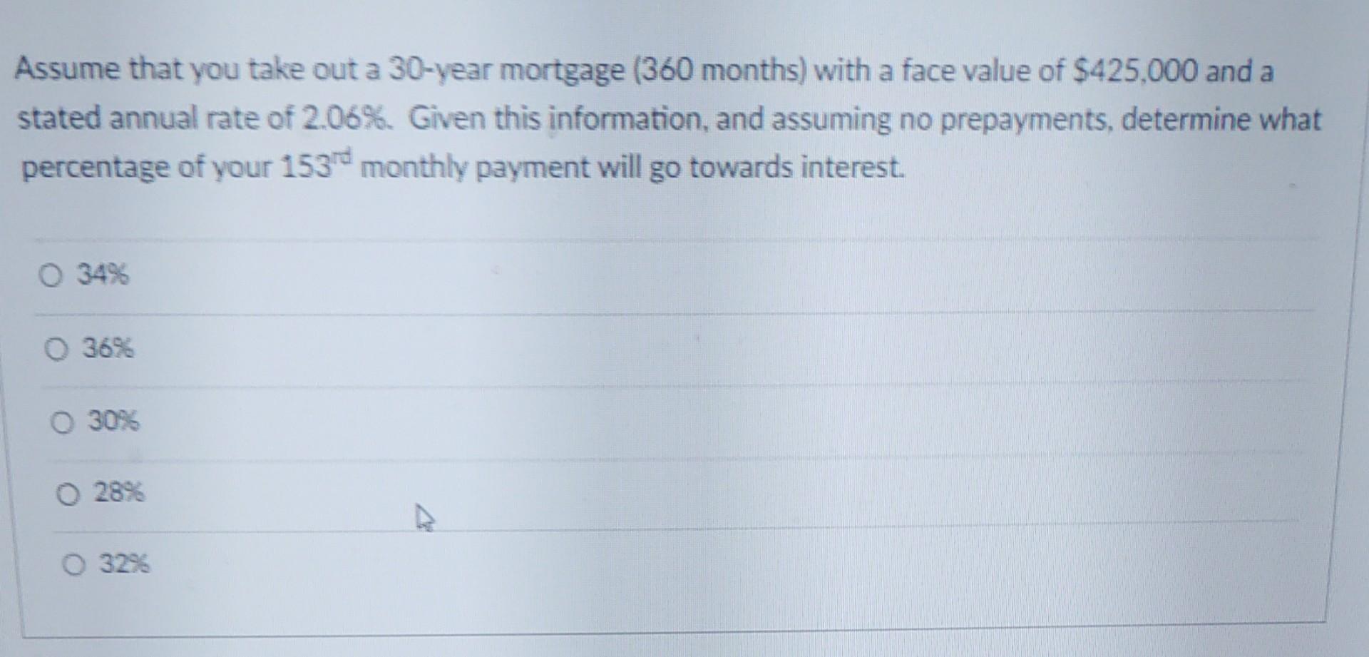 Solved Assume that you take out a 30-year mortgage ( 360 | Chegg.com