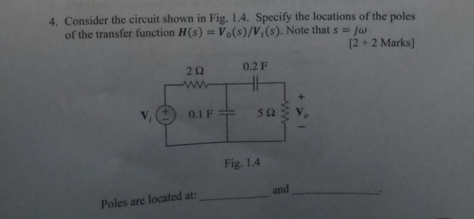 Solved Consider the circuit shown in ﻿Fig. 1.4. ﻿Specify the | Chegg.com