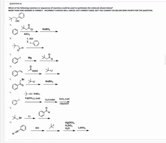 Solved 34. Please select ALL correct answers and label them. | Chegg.com