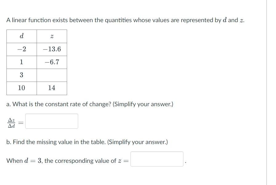 Solved A linear function exists between the quantities whose | Chegg.com