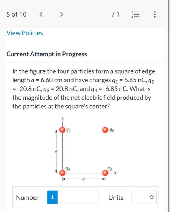 Solved In the figure the four particles form a square of | Chegg.com