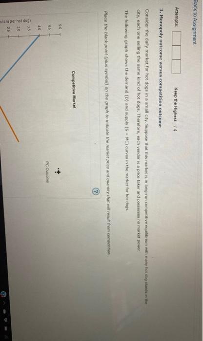 Solved Back to Assignment Attempts: Keep the Highest. /4 3. | Chegg.com