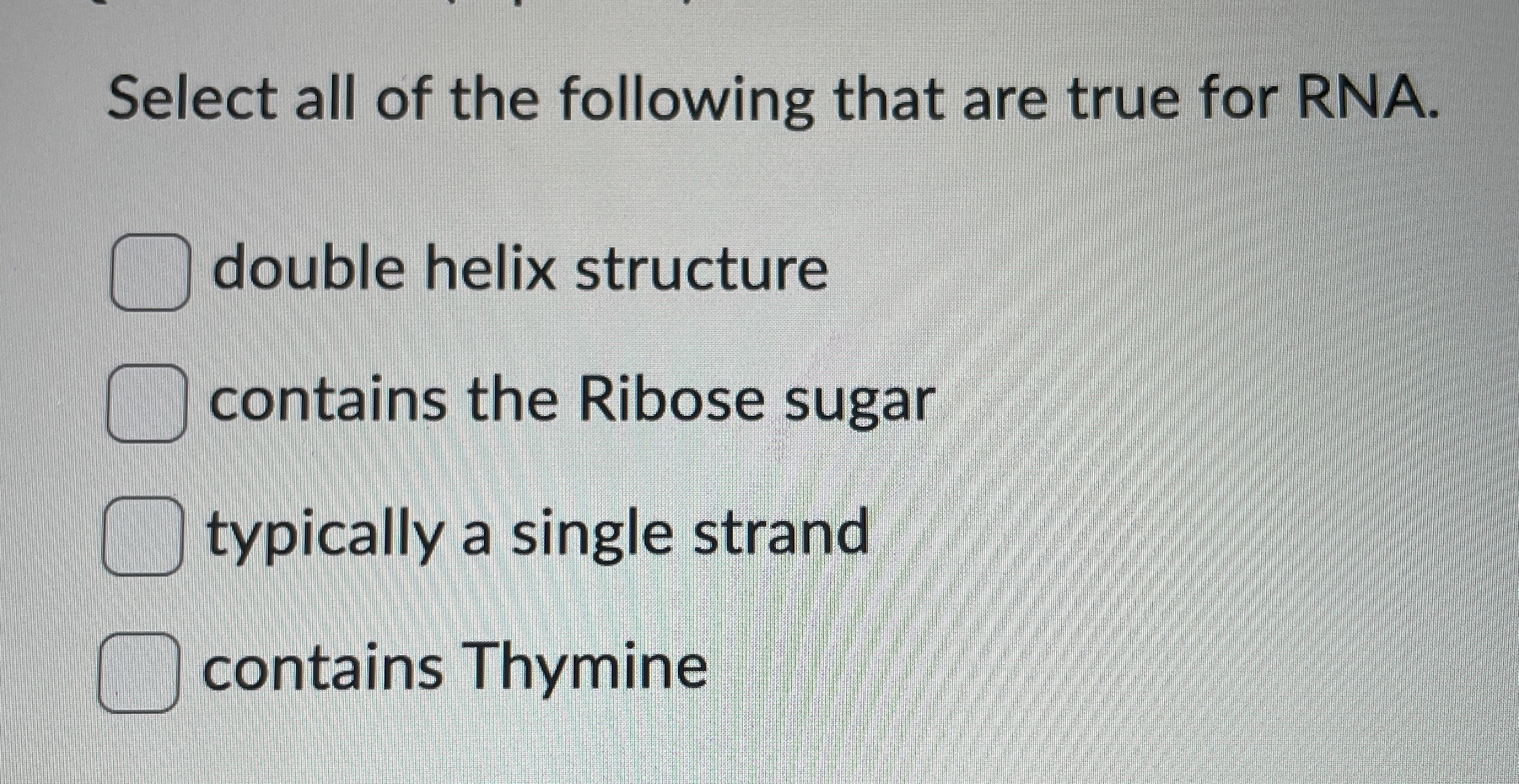 Solved Select all of the following that are true for | Chegg.com