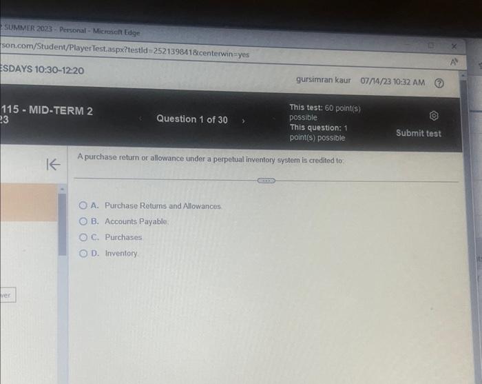 Solved 2 SUMMER 2023 - Personal - Microsoft Edge | Chegg.com