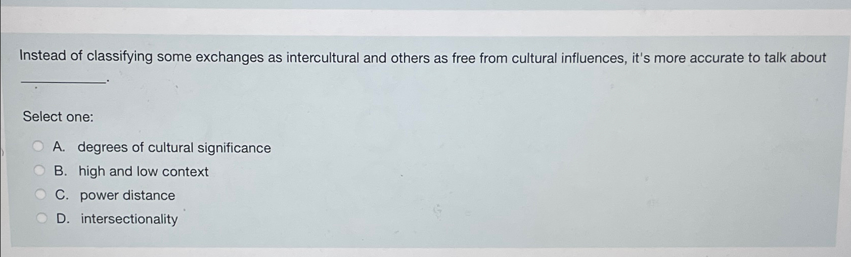 Solved Instead of classifying some exchanges as | Chegg.com