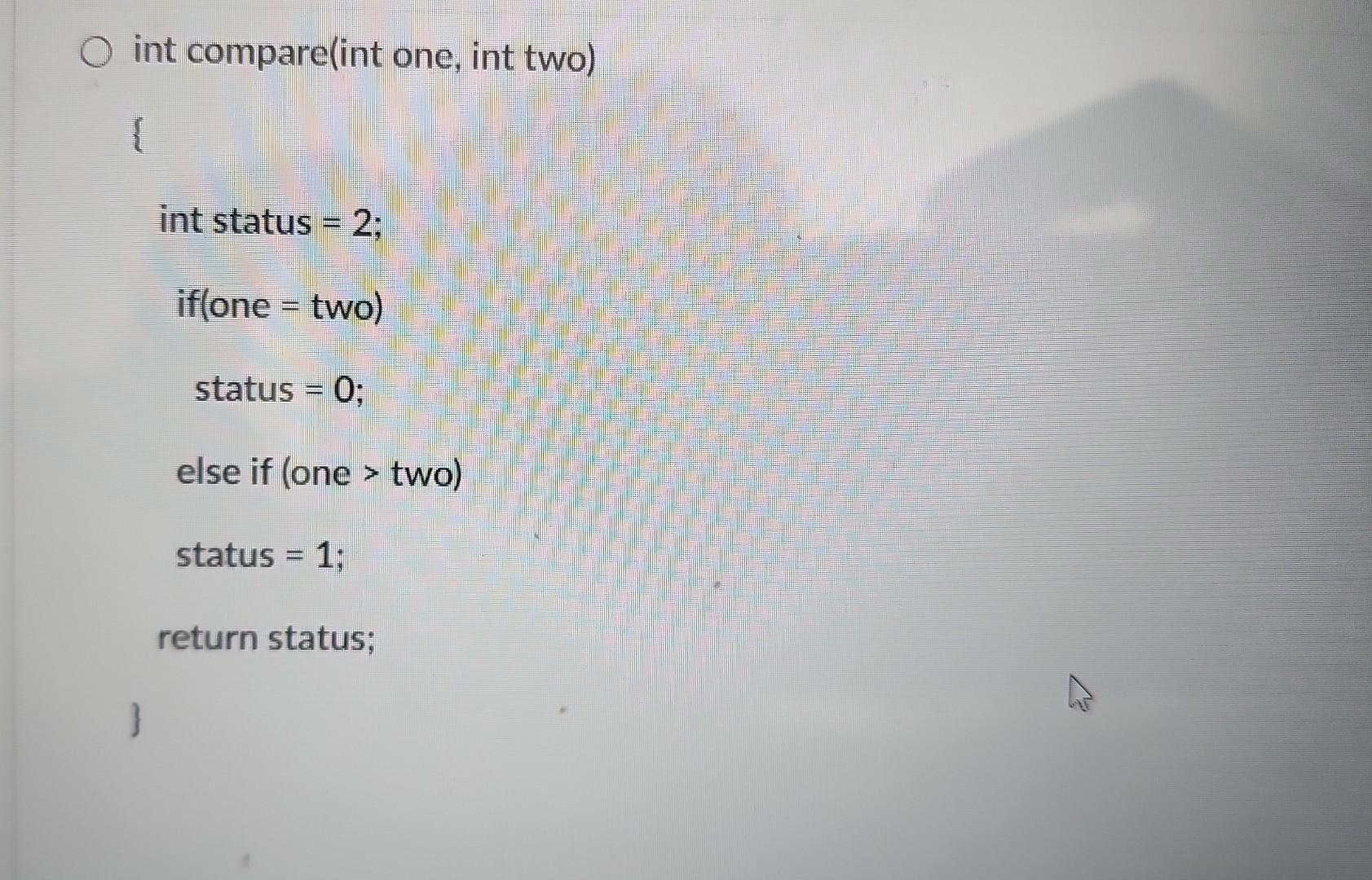 Solved Which function below best performs the following | Chegg.com