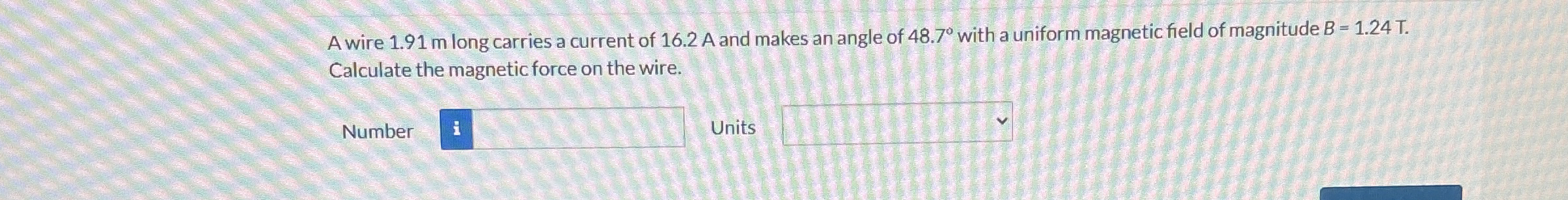 Solved The figure shows a current loop ABCDEFA carrying a | Chegg.com