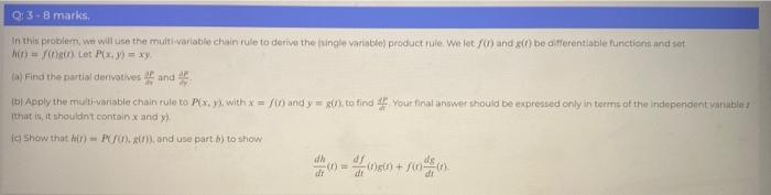 Solved In This Problem We Will Use The Muls Variable Chain 5326