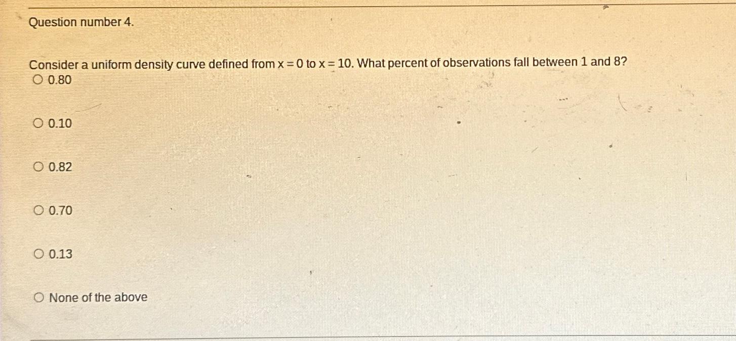 Solved Question number 4.Consider a uniform density curve | Chegg.com