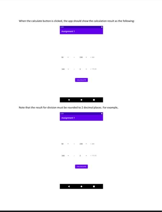 Solved Question: Simple Calculator (100 points) To answer | Chegg.com