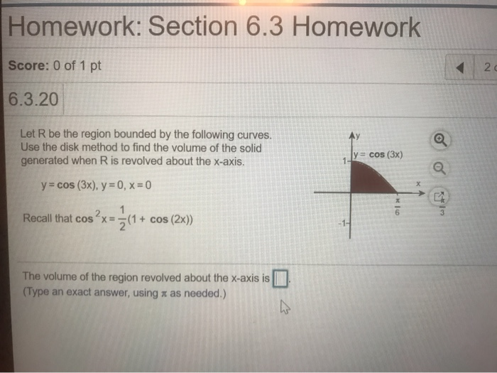 Solved Homework Section 6 3 Homework Score 0 Of 1 Pt 20
