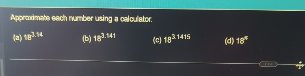 Solved Approximate each number using a | Chegg.com
