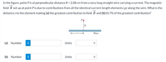 Solved In the figure, point P is at perpendicular distance | Chegg.com