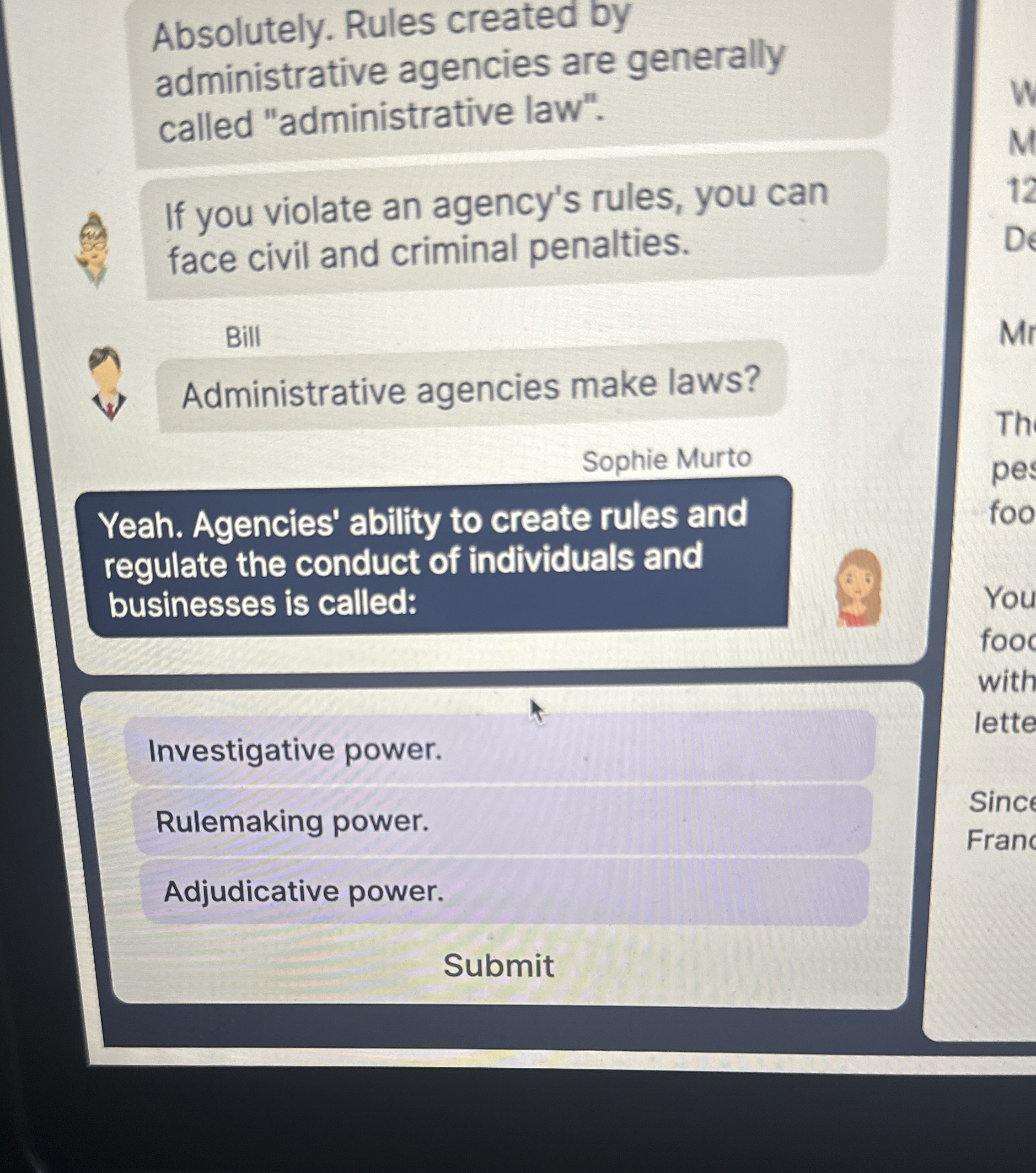 Solved Absolutely. Rules created by administrative agencies | Chegg.com