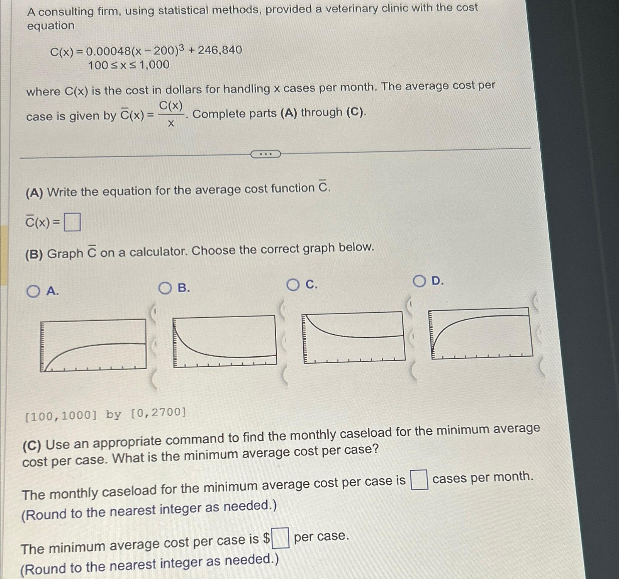 Solved A consulting firm, using statistical methods, | Chegg.com