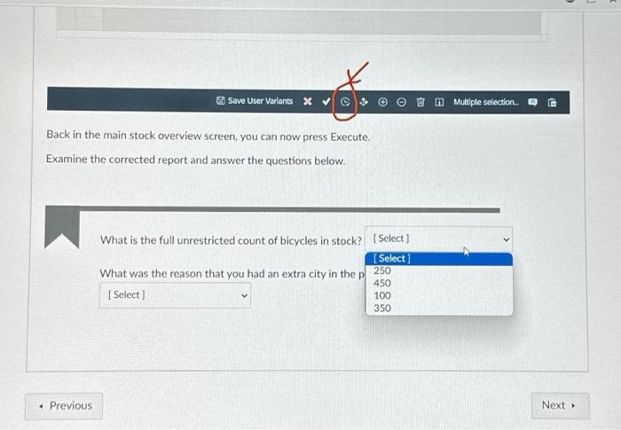 Solved Choose transaction MMBE to get to the Stock Overview | Chegg.com