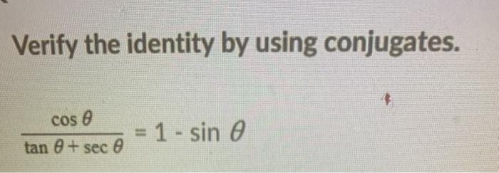 Solved Verify the identity. sin(x + y) cos x sin y tan x cot | Chegg.com