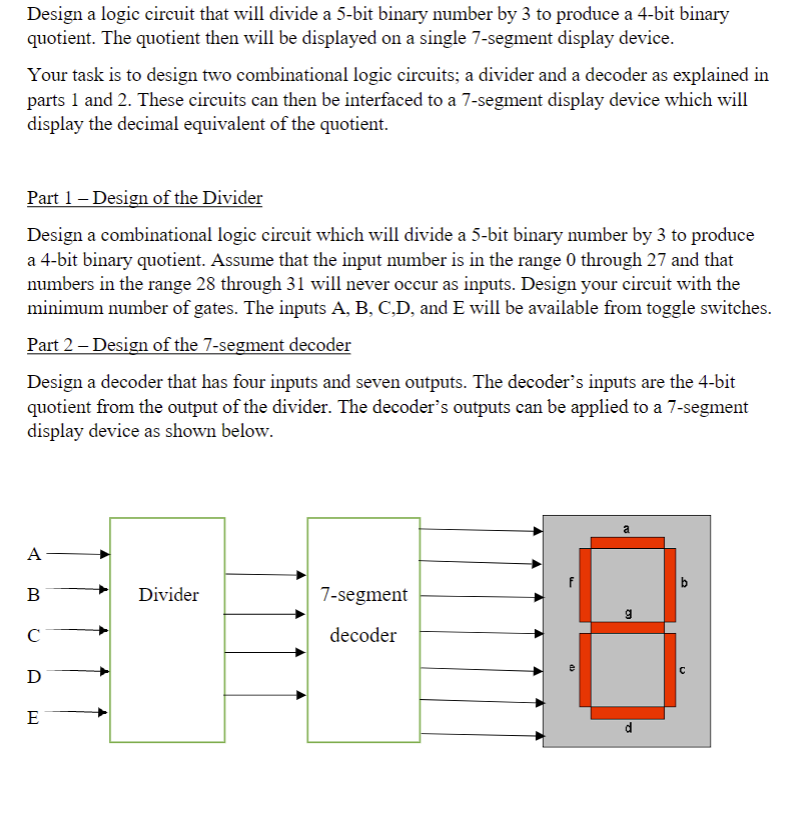 Solved Can someone please design how the circuit is going to | Chegg.com