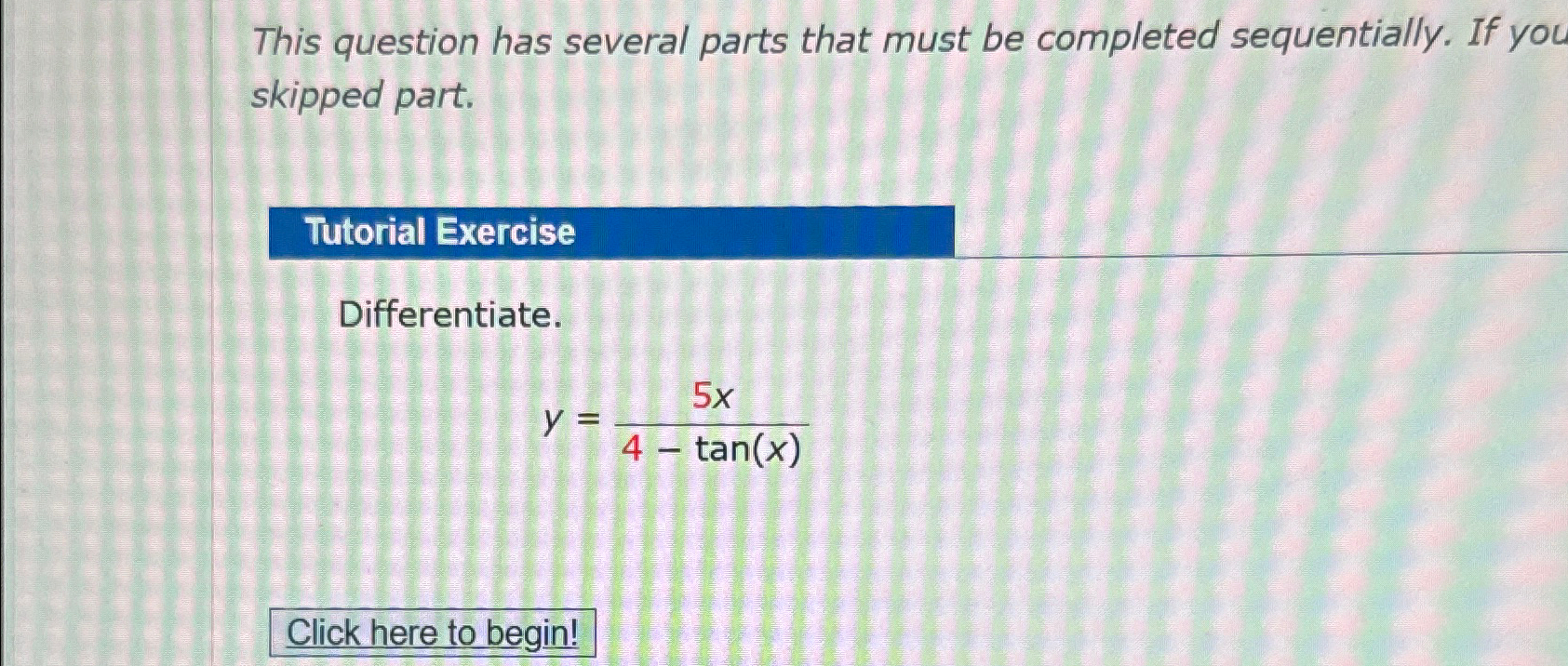 Solved This question has several parts that must be | Chegg.com